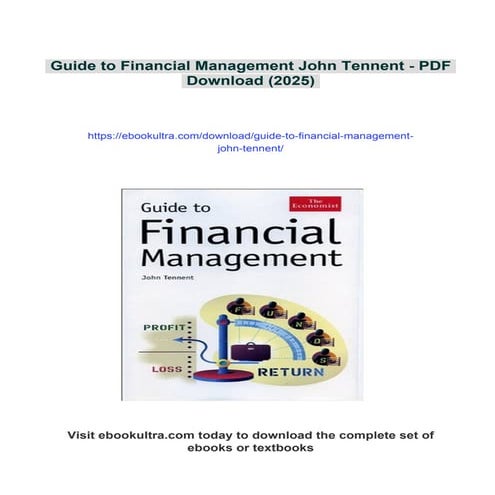 The Economist Guide to Financial Management 3rd Edition Understand and ...