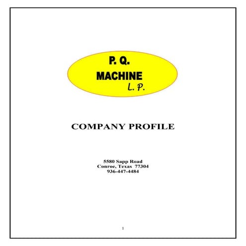PQM_Profile_2014 | PDF