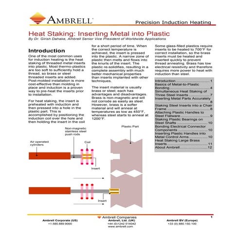 Induction Heat Staking White Paper | PDF