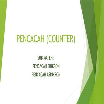 Bab 5 counter | PDF