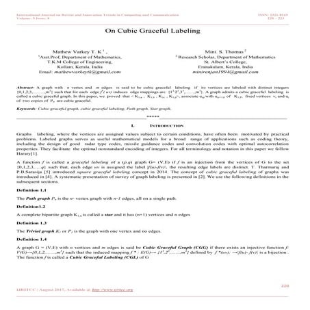 Super Cube Root Cube Mean Labeling of Graphs | PDF