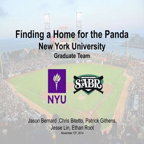 NYU Diamond Dollars Powerpoint Deck | PPTX