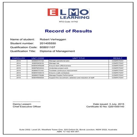 Transcript_Dip_Management | PDF