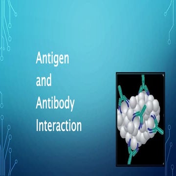 Antigen Antibody Interactions | PPT