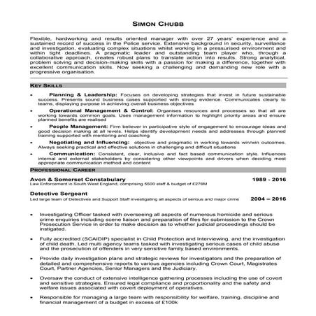 Simon Chubb CV 1.1 | DOC