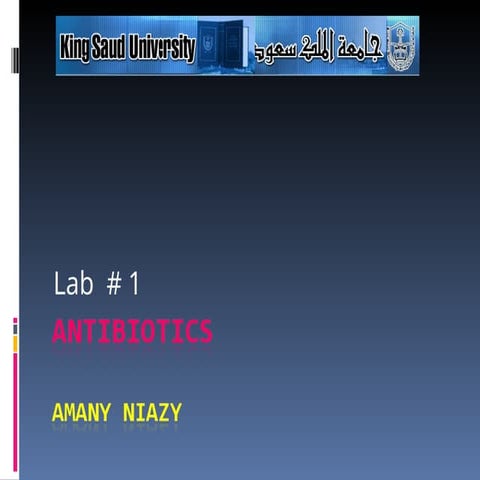 Antimicrobial sensitivity test | PPTX