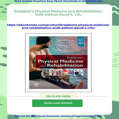 Braddom's Physical Medicine and Rehabilitation, Sixth Edition David X ...