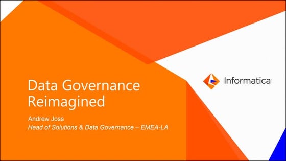 Microsoft Purview Data Governance L100 Pitch Deck.PPTX | Databases | Computer Software and ...