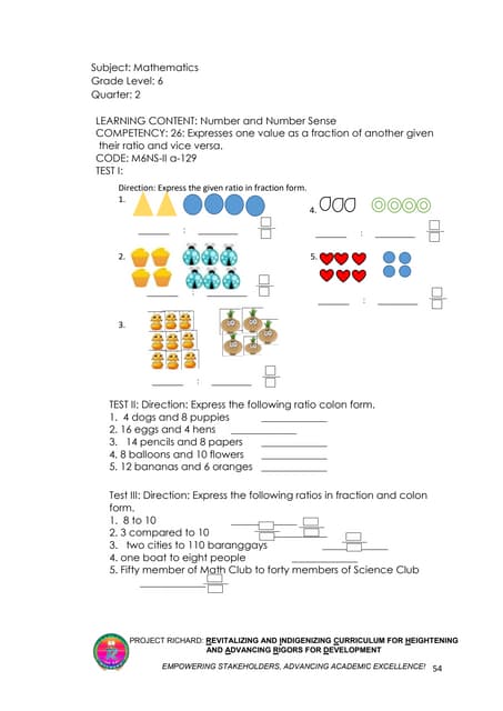 Grade 2 Math MTAP Reviewer | PDF | Desserts and Baking | Food & Drink