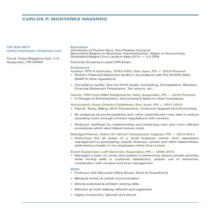 CPM Resume2017 | PDF