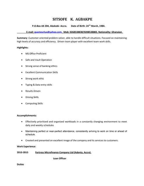 Bindushree_Resume | DOC | Programming Languages | Computing