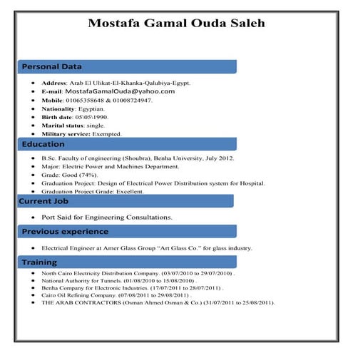 Mostafa Gamal 2 | PDF
