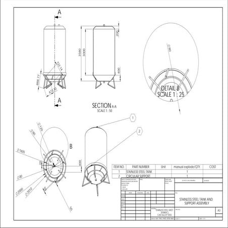 STAINLESS ASSEMBLY DRAWING | PDF