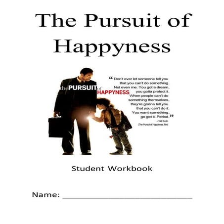 The Pursuit of Happyness - Student Workbook | DOCX