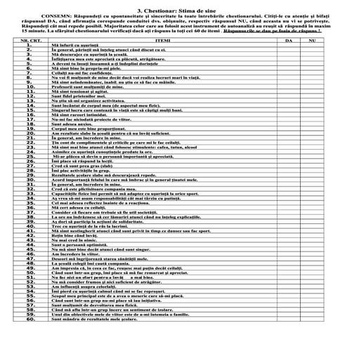 Comprehensive Self-Esteem Questionnaire and Interpretation Guide | PDF
