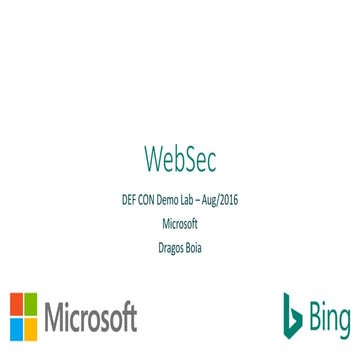 2016-08-WebSec.Open - DefCon | PPT