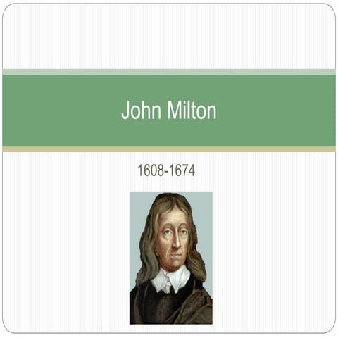 John milton | PPTX