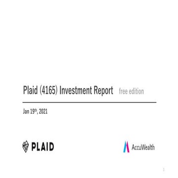4165plaid report free_en | PDF | Business Accounting & Finance | Business