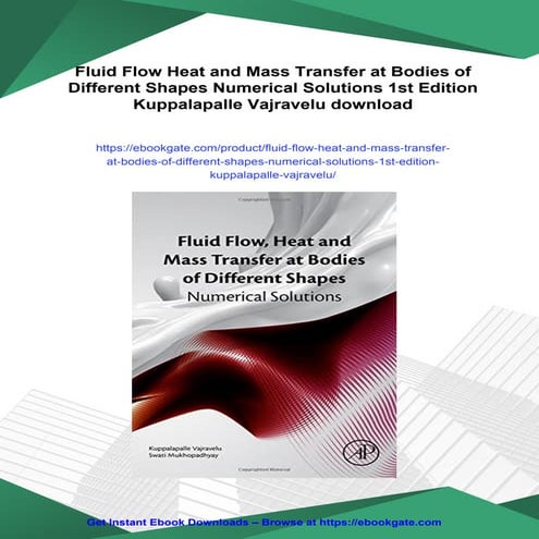 Fluid Flow Heat and Mass Transfer at Bodies of Different Shapes ...