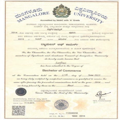 B.COM CONVOCATION | PDF