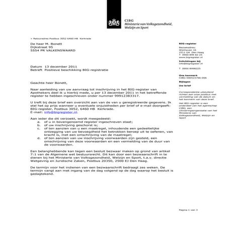 BIG registration 99912383317 | PDF