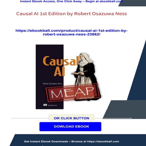 Causal AI 1st Edition by Robert Osazuwa Ness | PDF