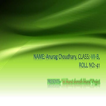 Anurag Choudhary-ebsb project | PPT