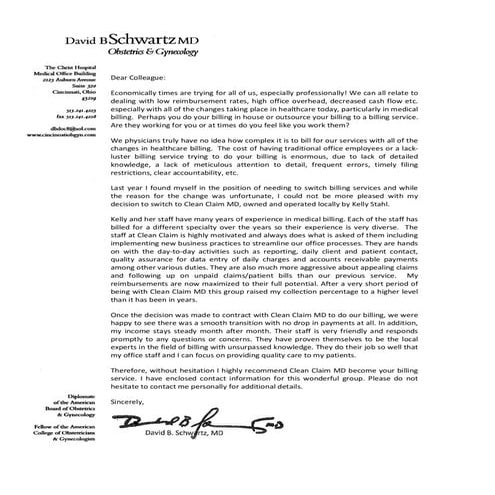 Schwartz Letter of Recc with Letterhead | DOC