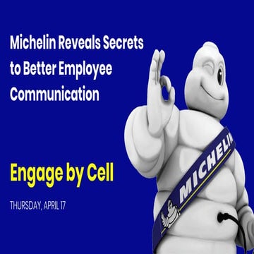 Michelin Reveals Secrets To Better Employee Communication | PPT
