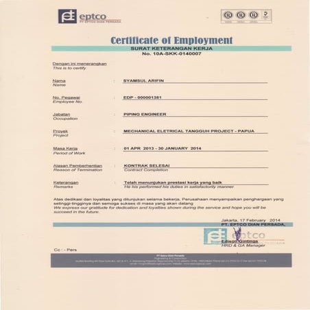 Reference Letter | PDF