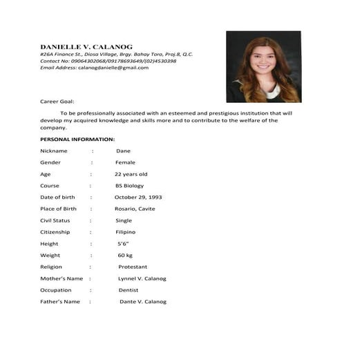 DANIELLERESUME1 (1) | PDF