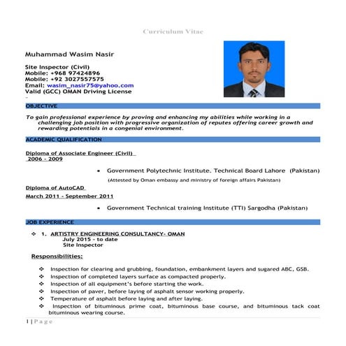 Qaisar Ayub CV | DOCX