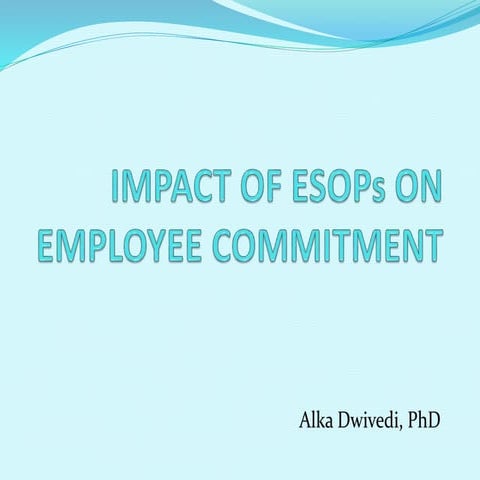 ESOP and Employee Commitment | PPT