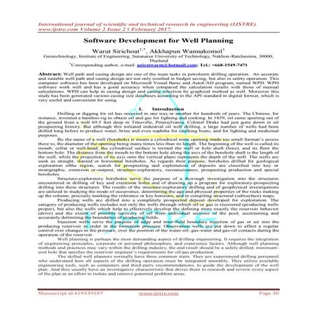 Software Development for Well Planning | PDF | Computer Software and ...