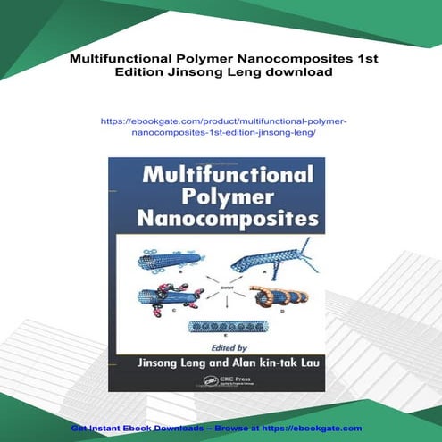 Multifunctional Polymer Nanocomposites 1st Edition Jinsong Leng | PDF