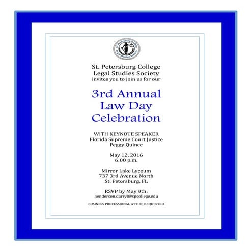 Law Day Invite 2016 Vertical | PDF