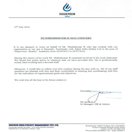 experience certificate-1 | PDF