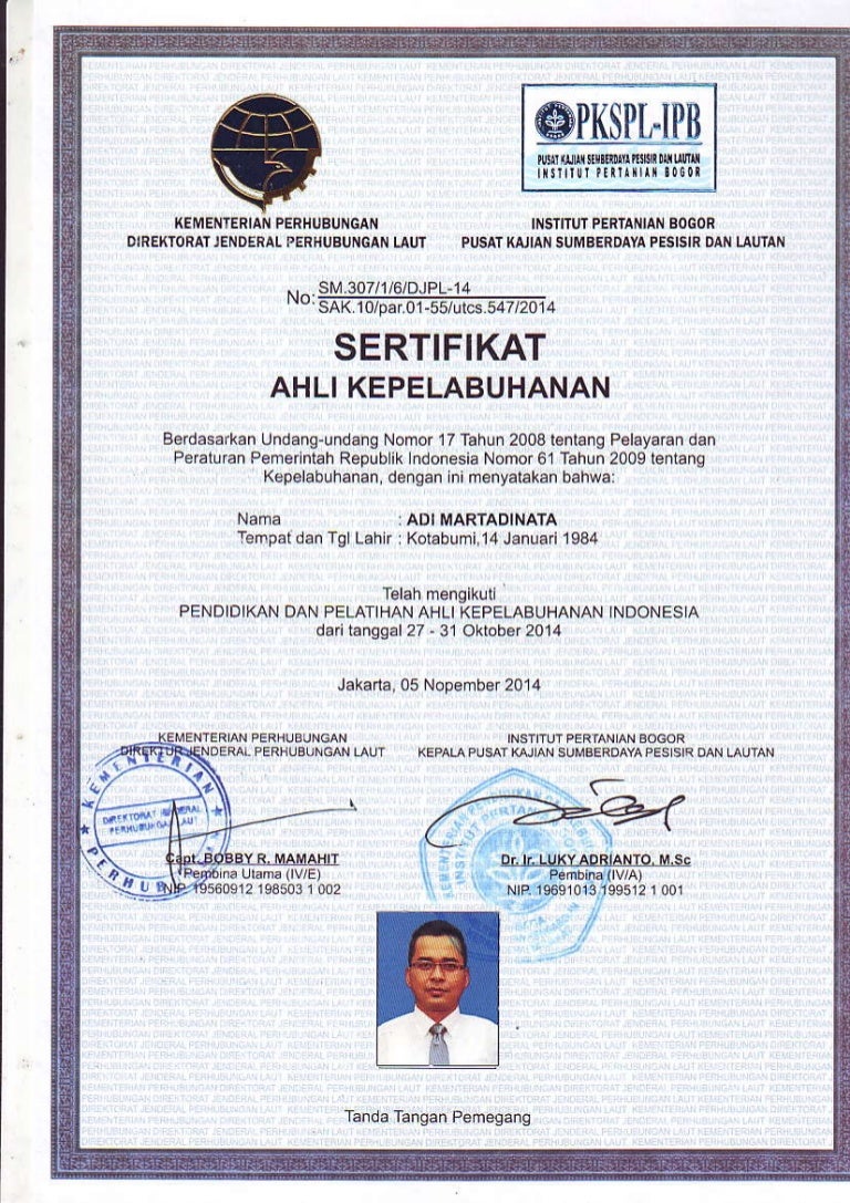 Sertifikat Ahli Kepelabuhanan.PDF