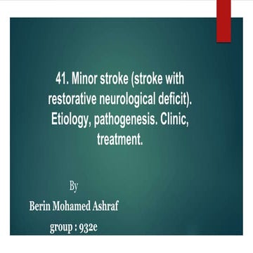Minor stroke.pptx