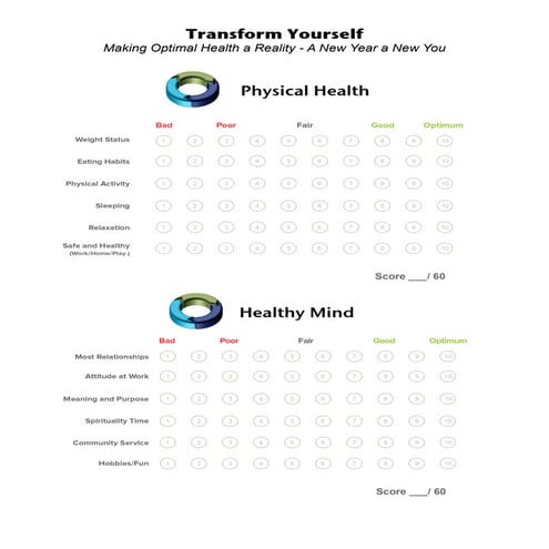 Wellness Assessment copy | PDF