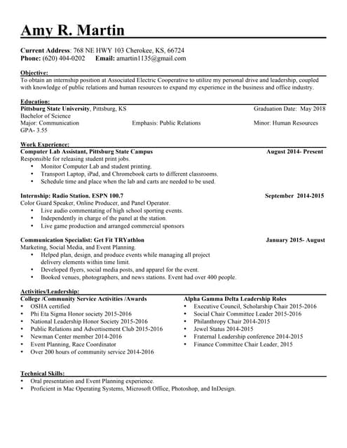 Patty Resume | PDF