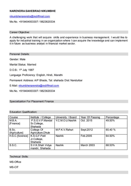 chandra vel - Resume-1 (1) | PDF