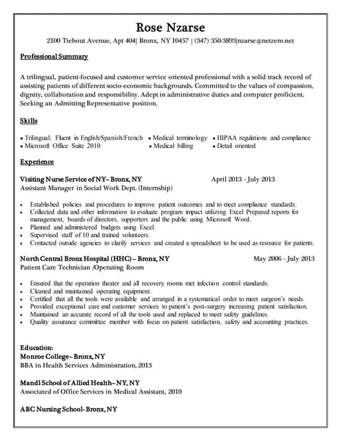 Deborah Resume 2015 | PDF