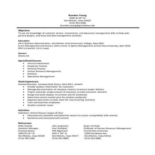 Brandon OFFICAL RESUME | PDF
