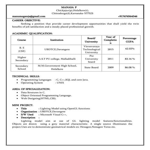 final my resume1 | PDF