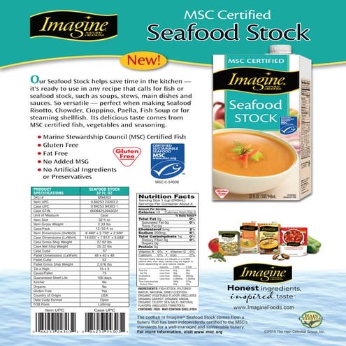 Imagine®-Organic-Seafood-Stock | PDF