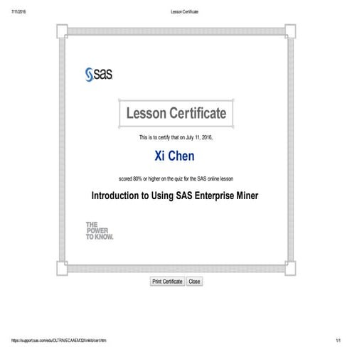 Introduction to SAS Enterprise Miner | PDF