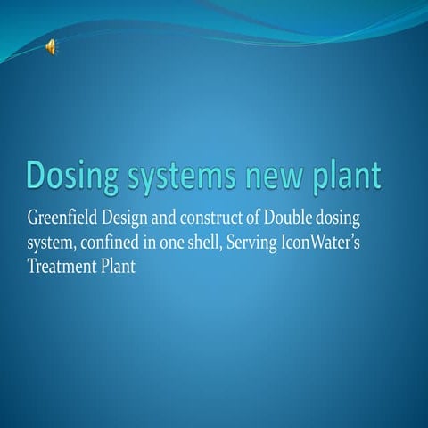 Dosing Systems Gwtp Ppt