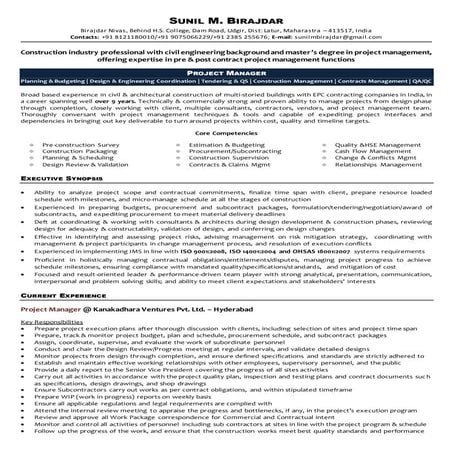Resume - Sunil M. Birajdar 2 | PDF