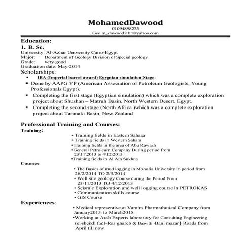 cv_geo.mohamed | PDF